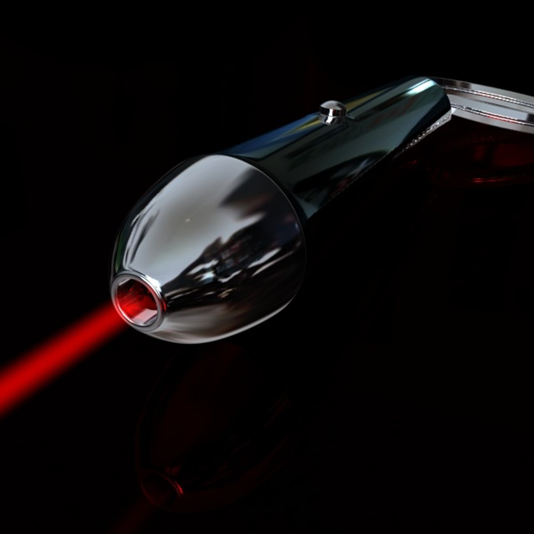 3d Laser Torch Model