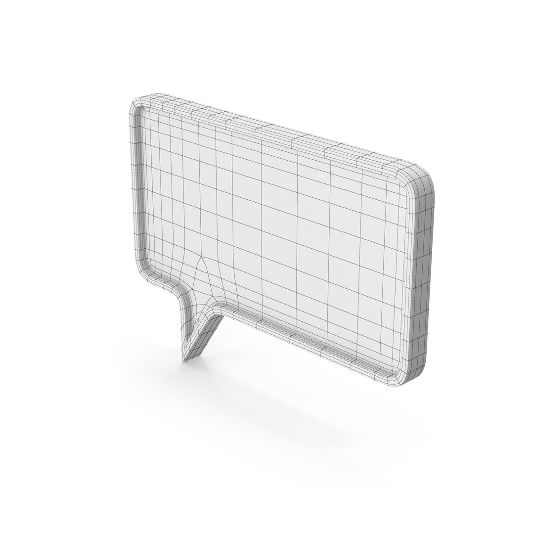 Pink Speech Bubbles 3D Model - TurboSquid 2309583