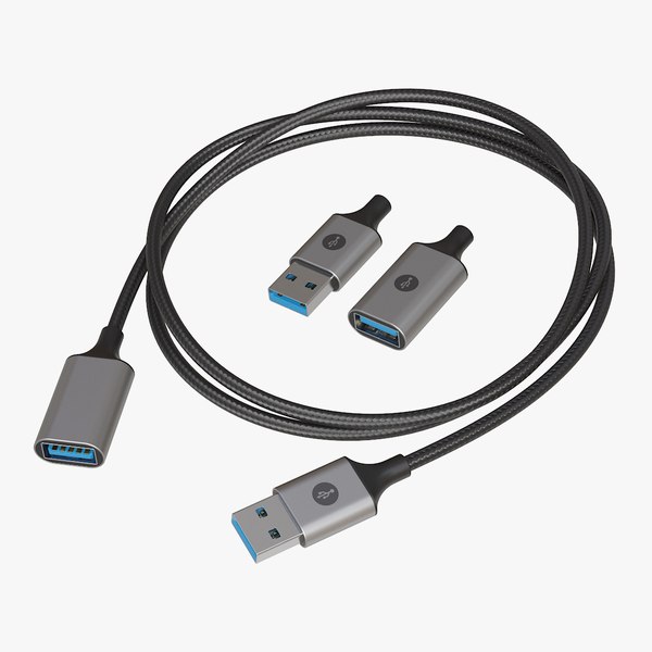 USB 3 연장 케이블 3D 모델 - TurboSquid 2260047