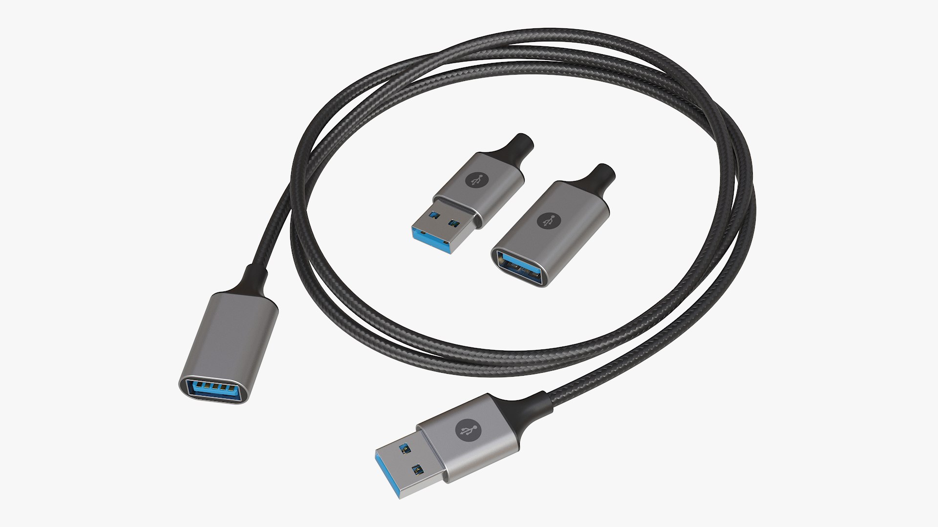 USB 3 Extension Cable 3D - TurboSquid 2260047