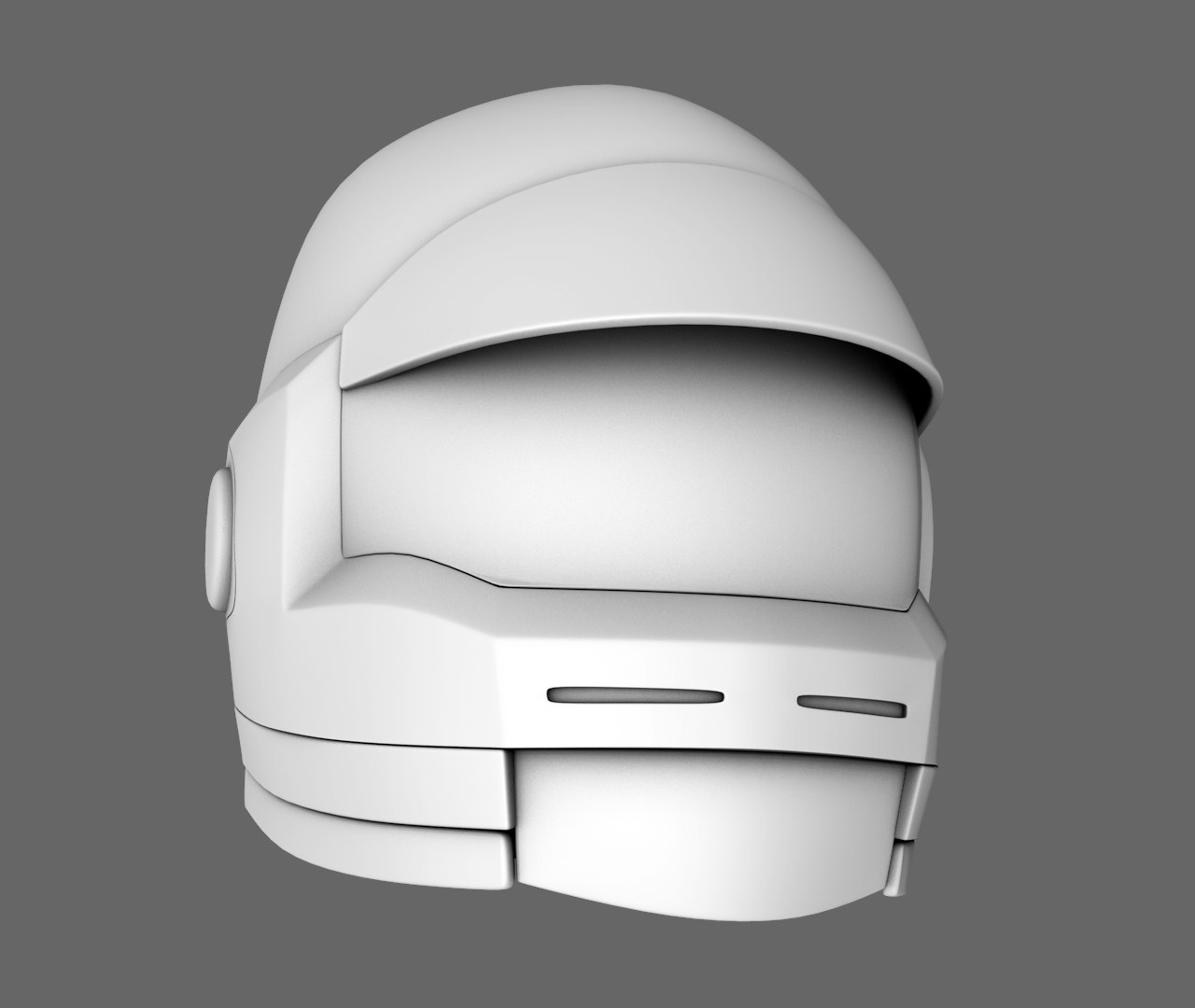 3D Model Sci Fi Helmet Base Mesh - TurboSquid 1225796