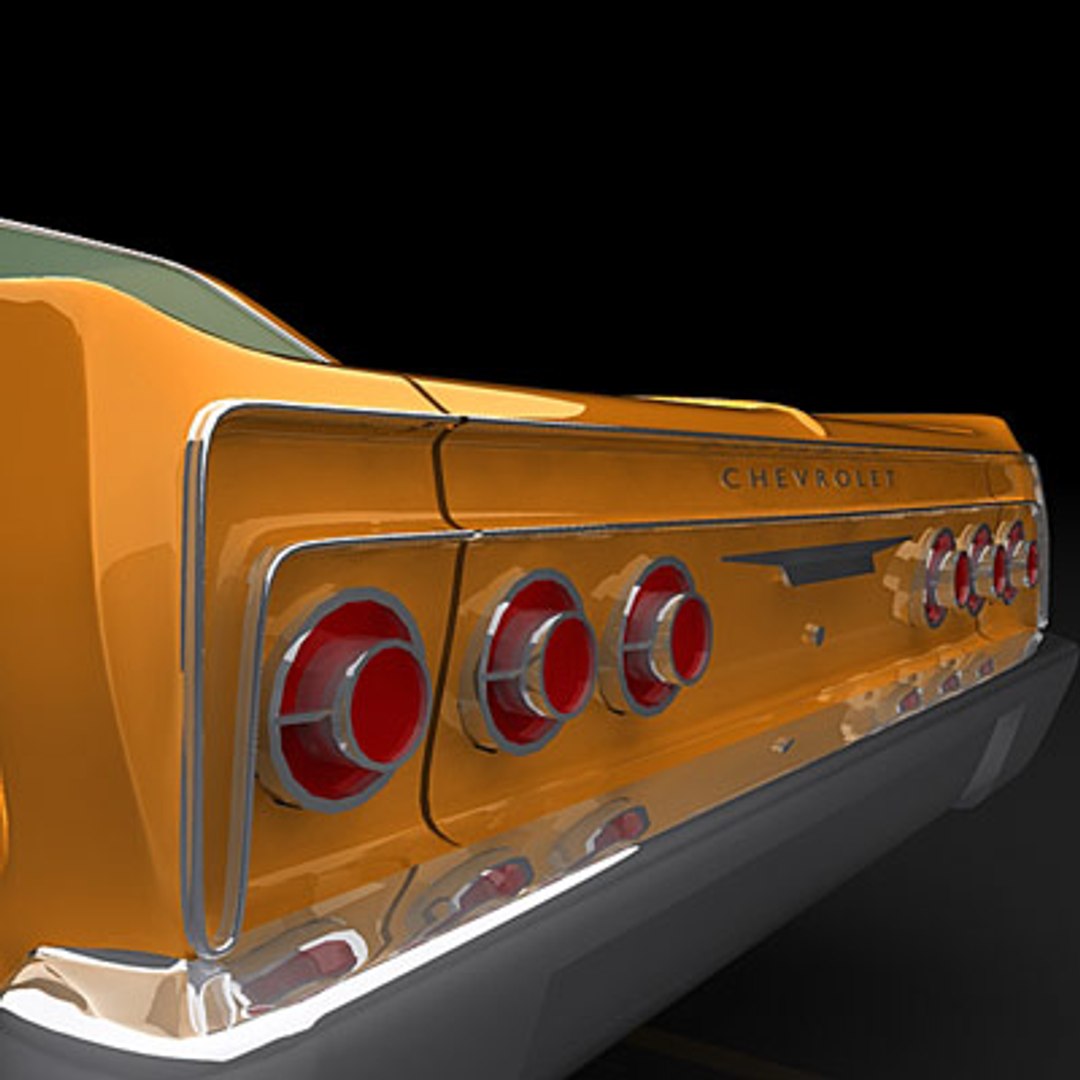 3d Model Chevy Impala 64