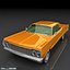 3d Model Chevy Impala 64