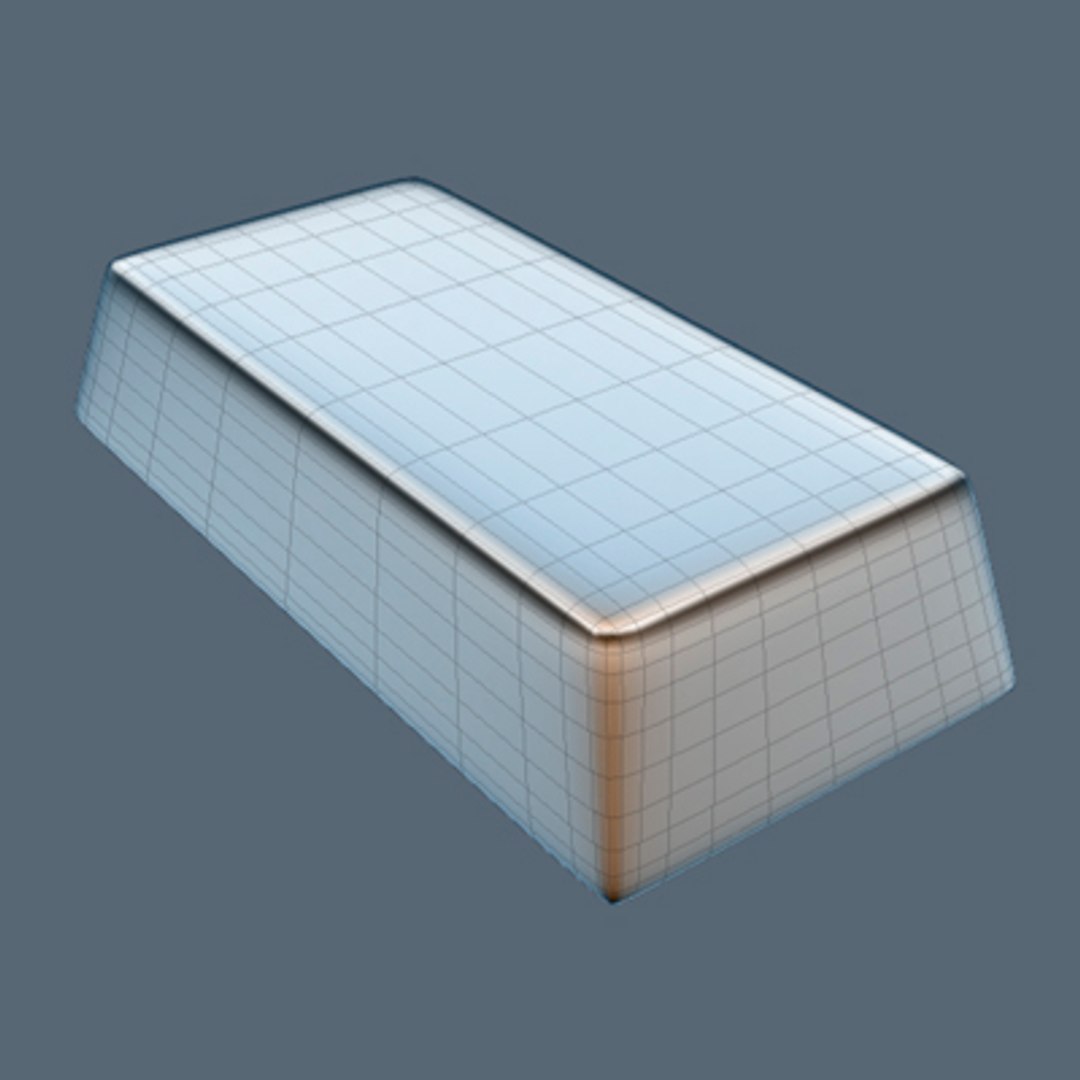 Gold Bar 3d Model