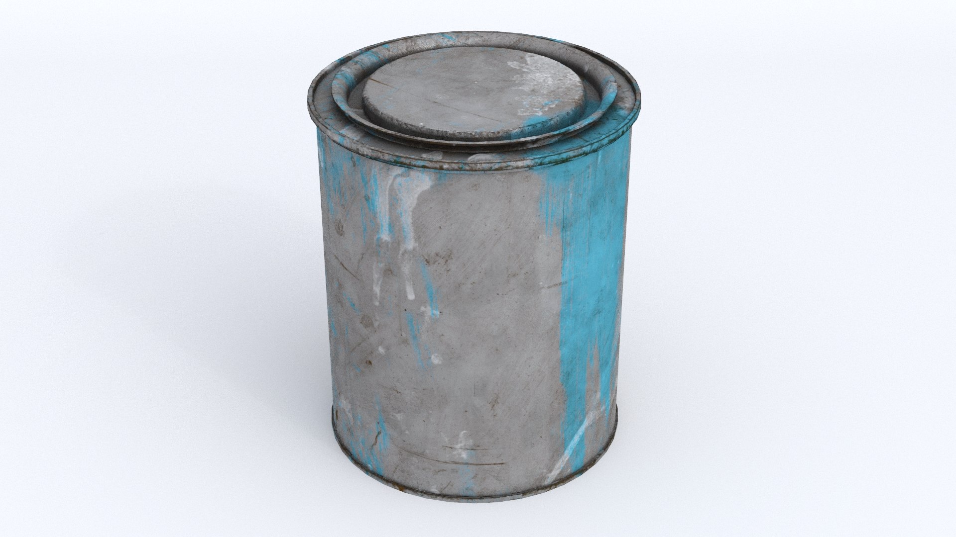 3D Paint Can 3 Old - TurboSquid 2184532