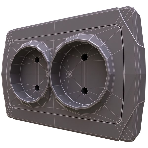 electrical outlet v2 3d model