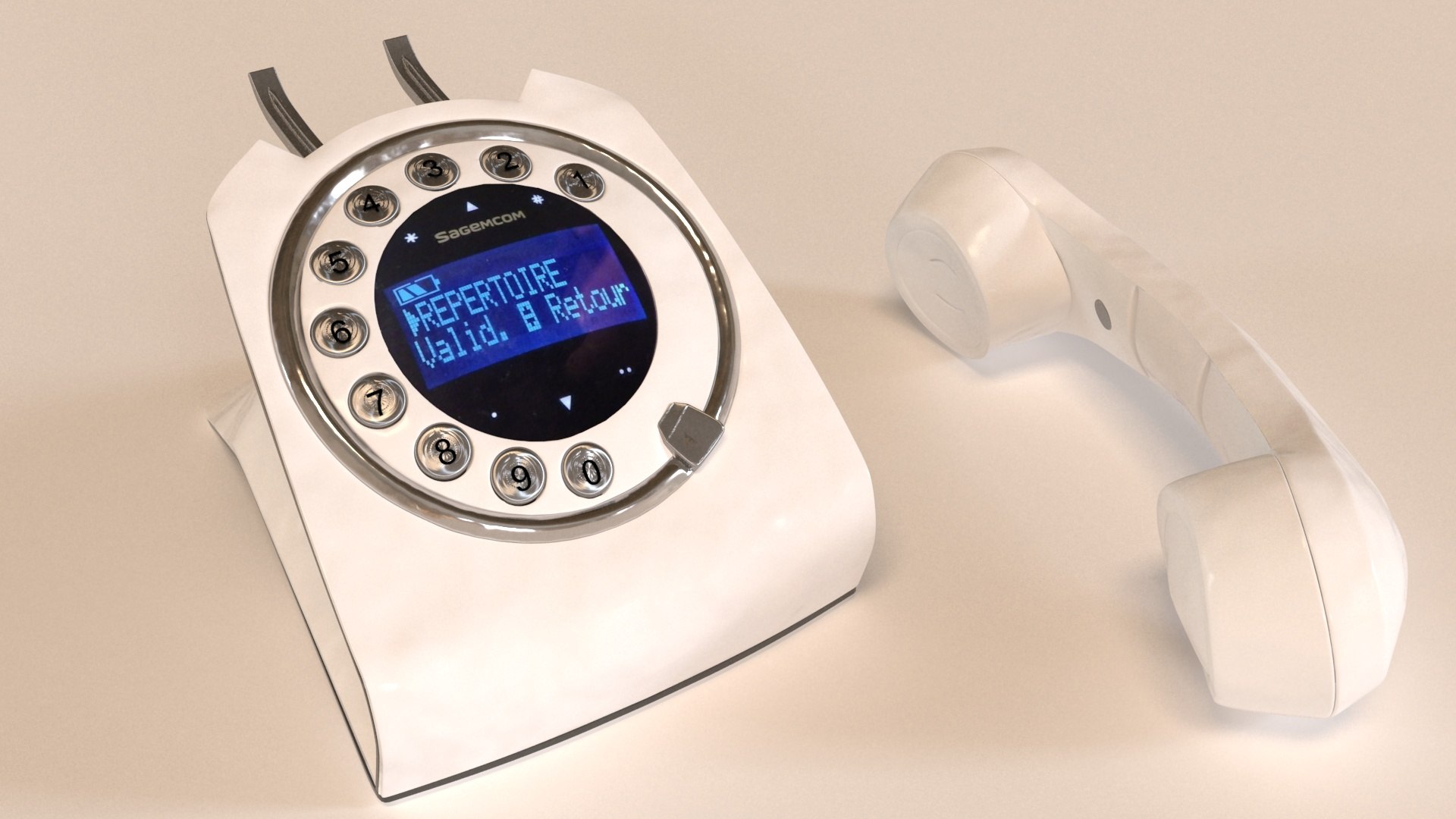 Phone SagemCom 3D Model - TurboSquid 2191430