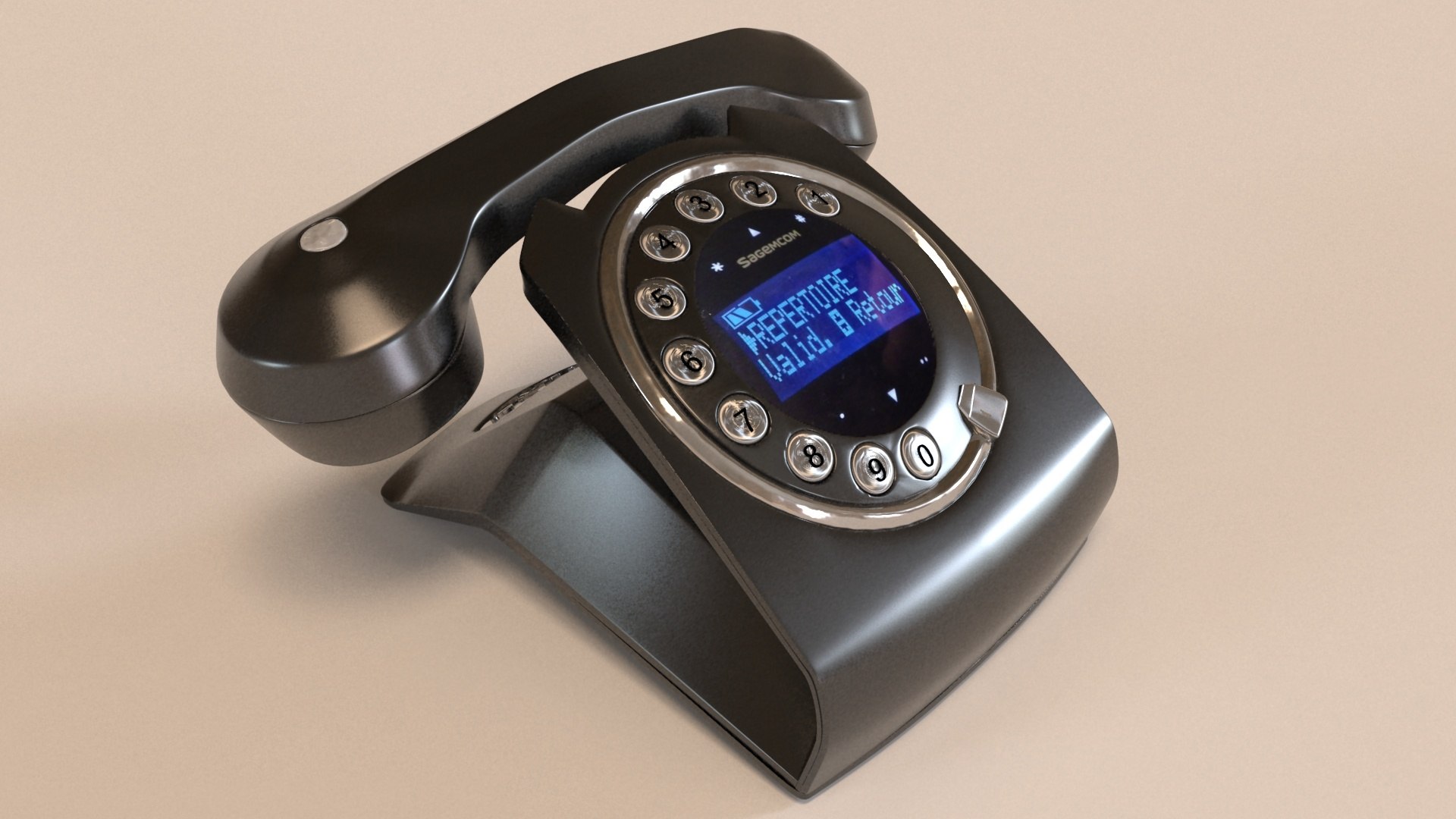 Phone SagemCom 3D Model - TurboSquid 2191430