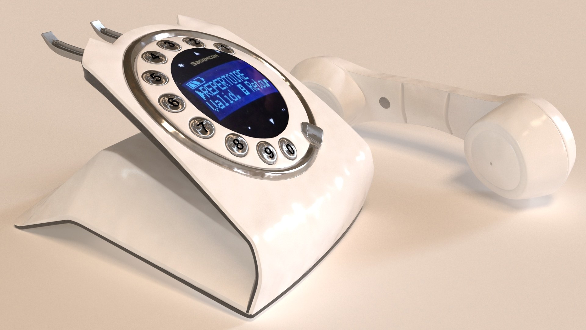 Phone SagemCom 3D Model - TurboSquid 2191430