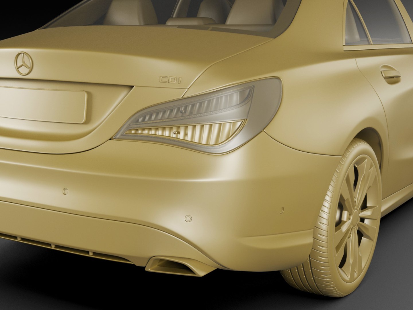 3d Model Mercedes Cla 2013