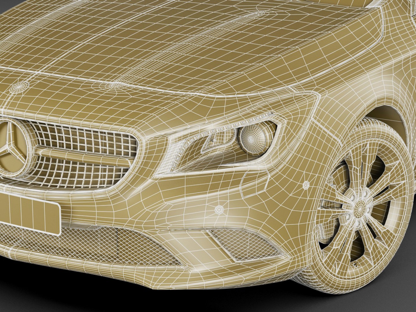 3d Model Mercedes Cla 2013