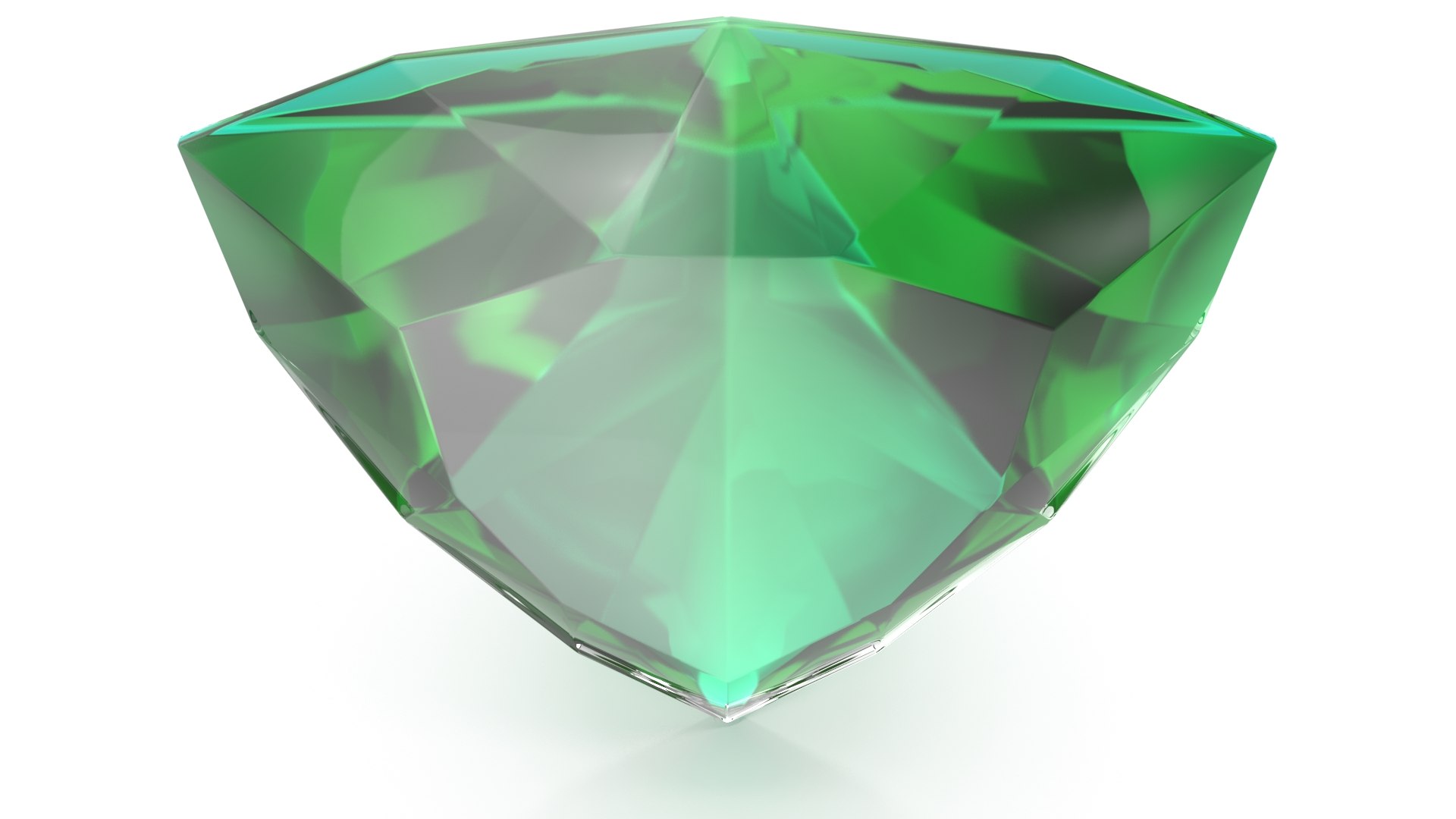 3D Shield Cut Emerald - TurboSquid 1880799