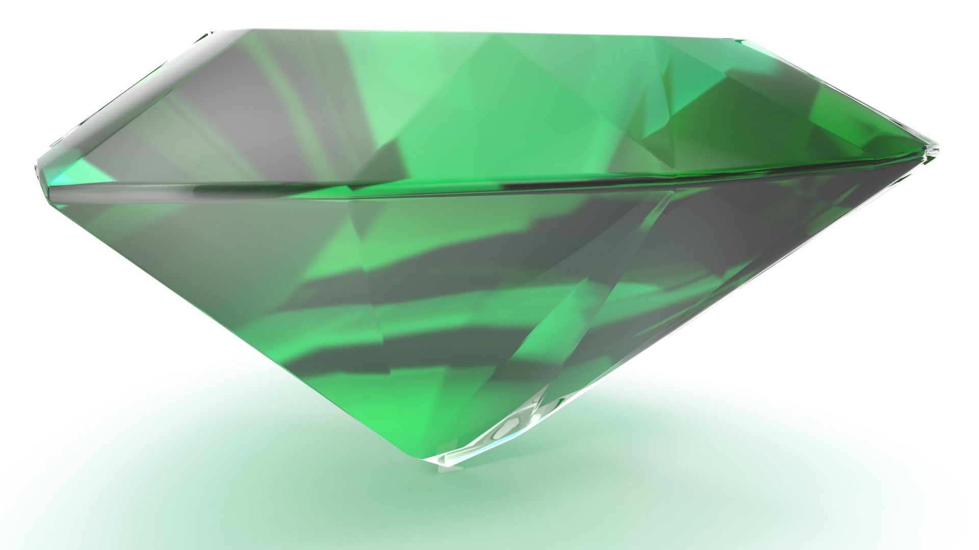 3D Shield Cut Emerald - TurboSquid 1880799