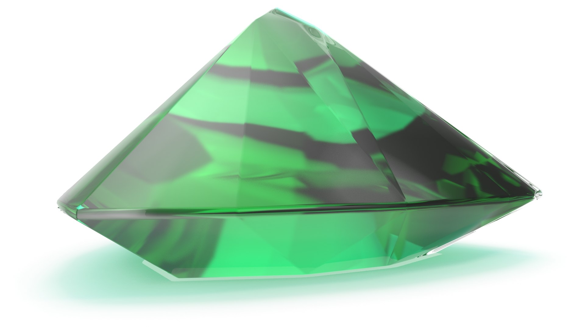 3D Shield Cut Emerald - TurboSquid 1880799