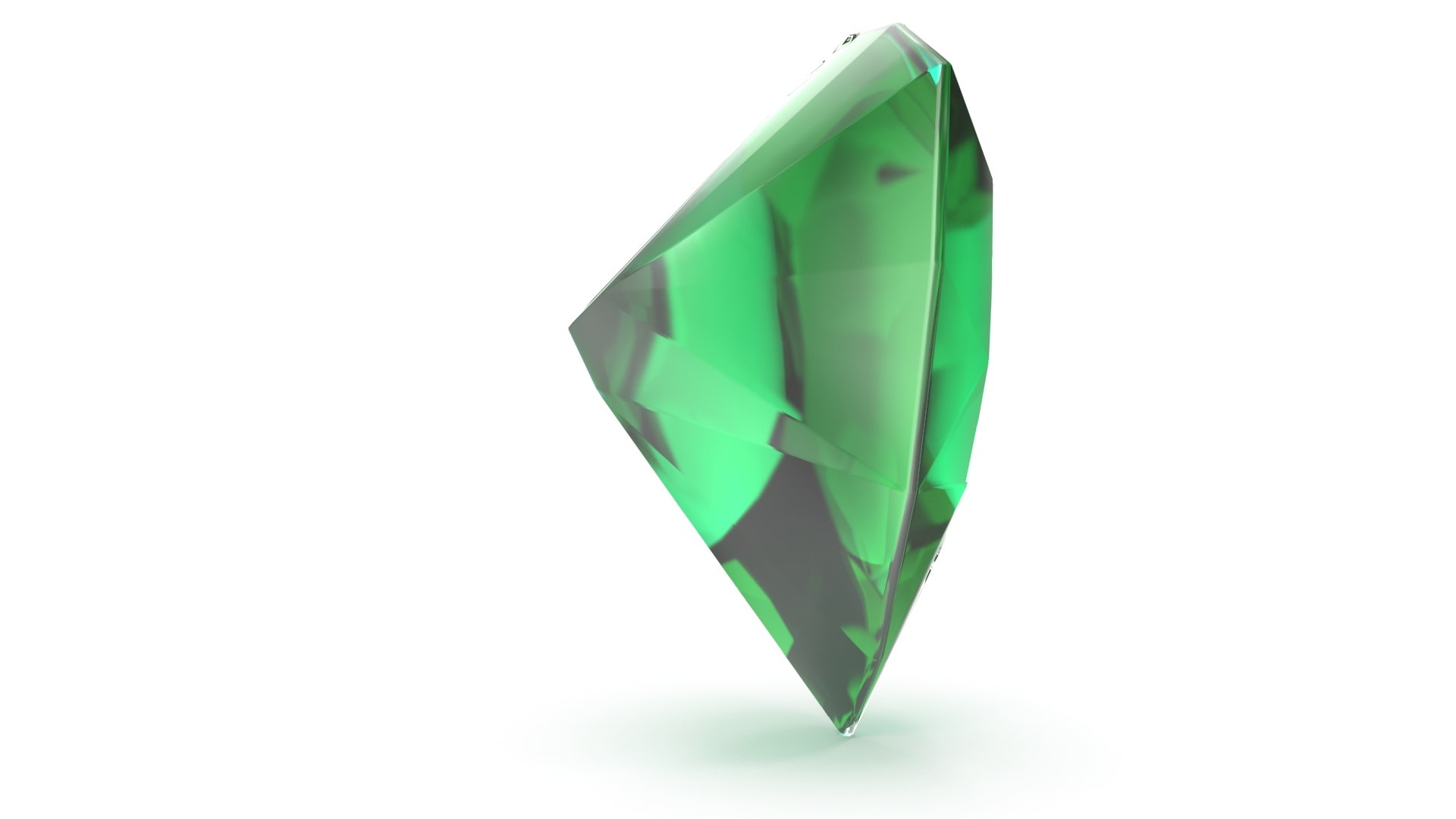 3D Shield Cut Emerald - TurboSquid 1880799