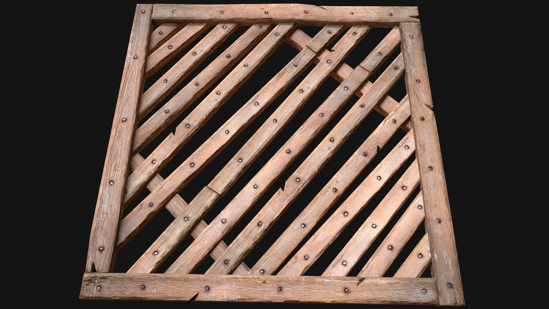 3d Model Medieval Wooden Floor Ceiling Turbosquid 2137044