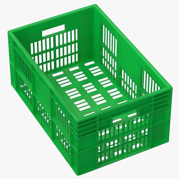 modelo 3d Caja de plástico verde - TurboSquid 1503408