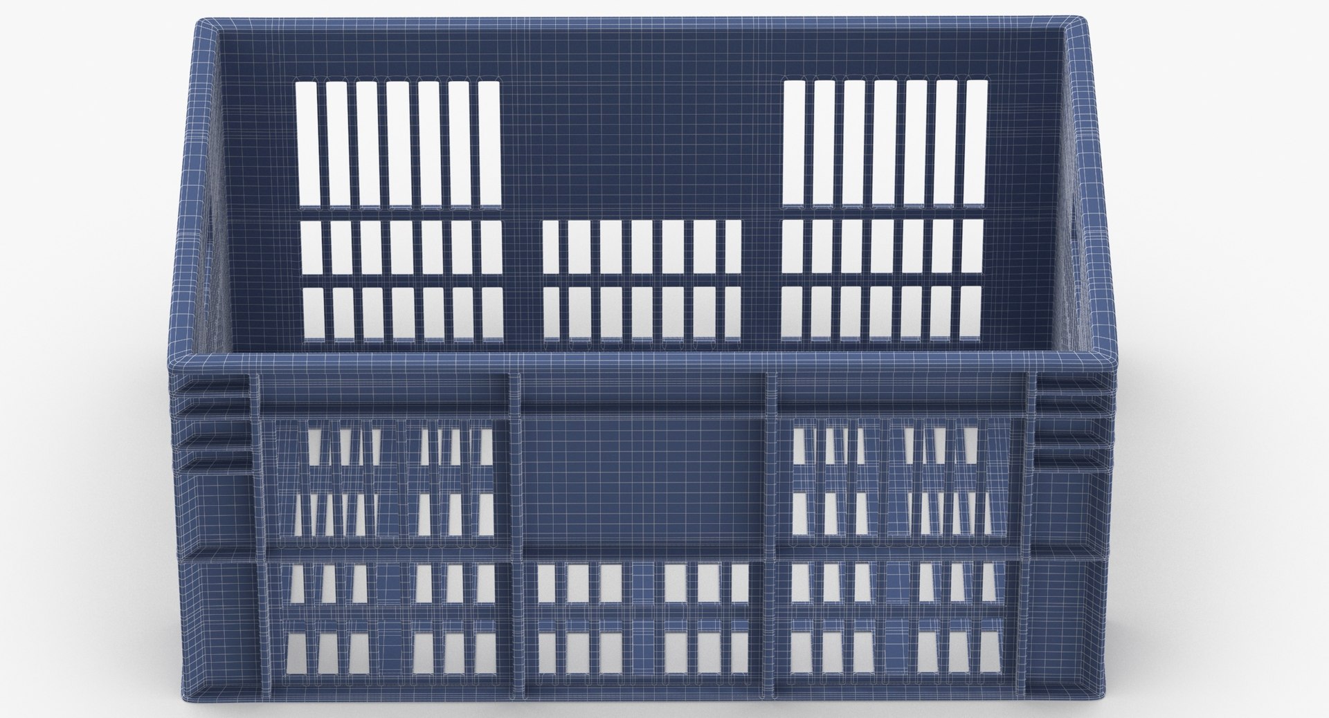 3D plastic crate green model - TurboSquid 1503408