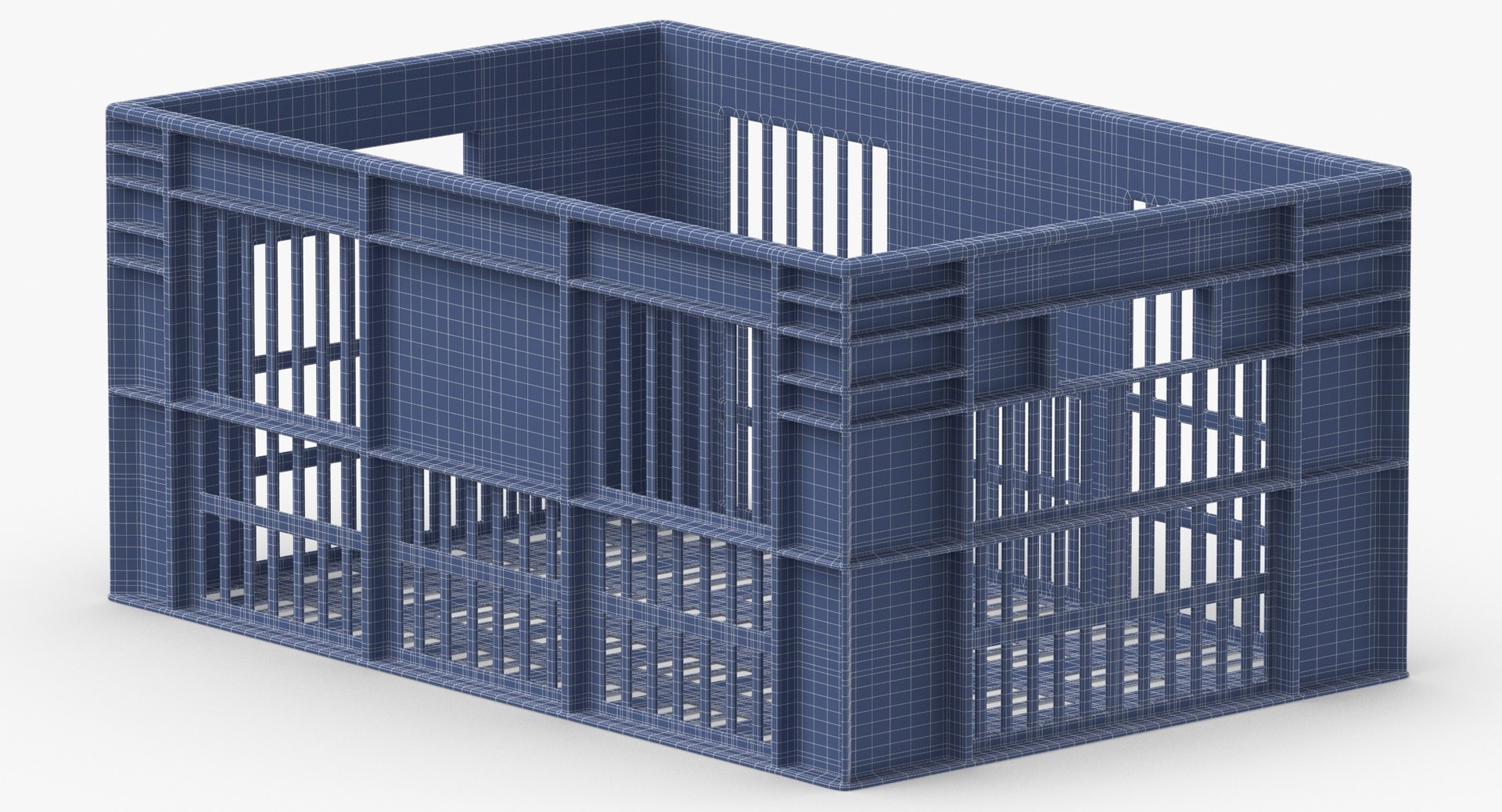 3D plastic crate green model - TurboSquid 1503408