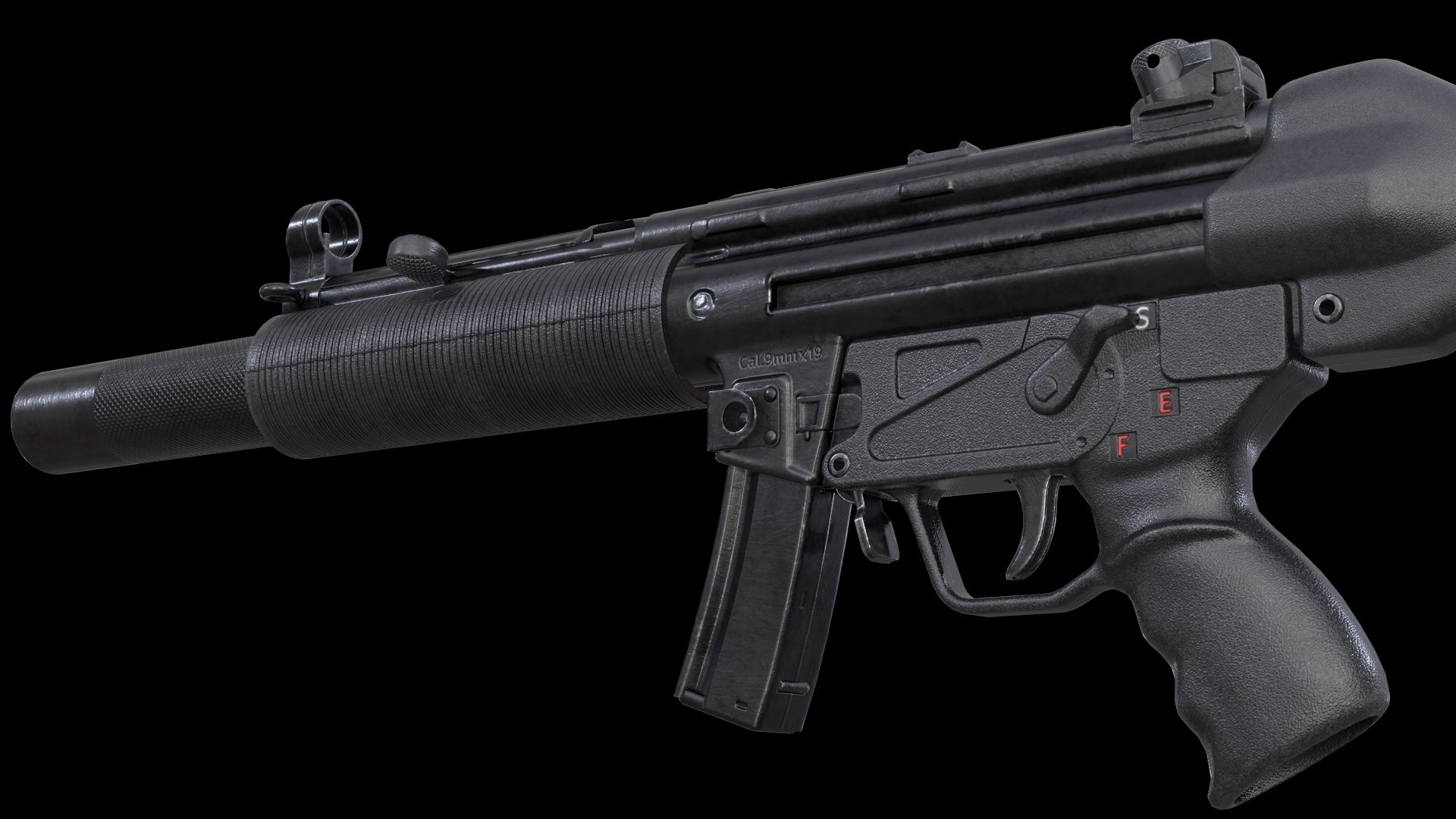 MP5A2 MP5SD2 With Upgrades Game Ready 3D Model - TurboSquid 2339924