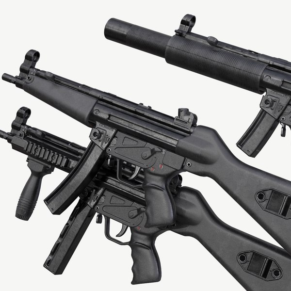 modelo 3d MP5A2 MP5SD2 con actualizaciones Game Ready - TurboSquid 2339924