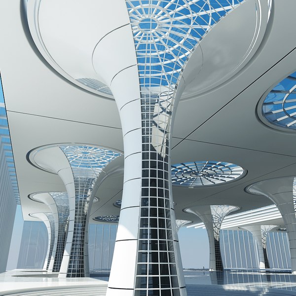 3d model architectural structure
