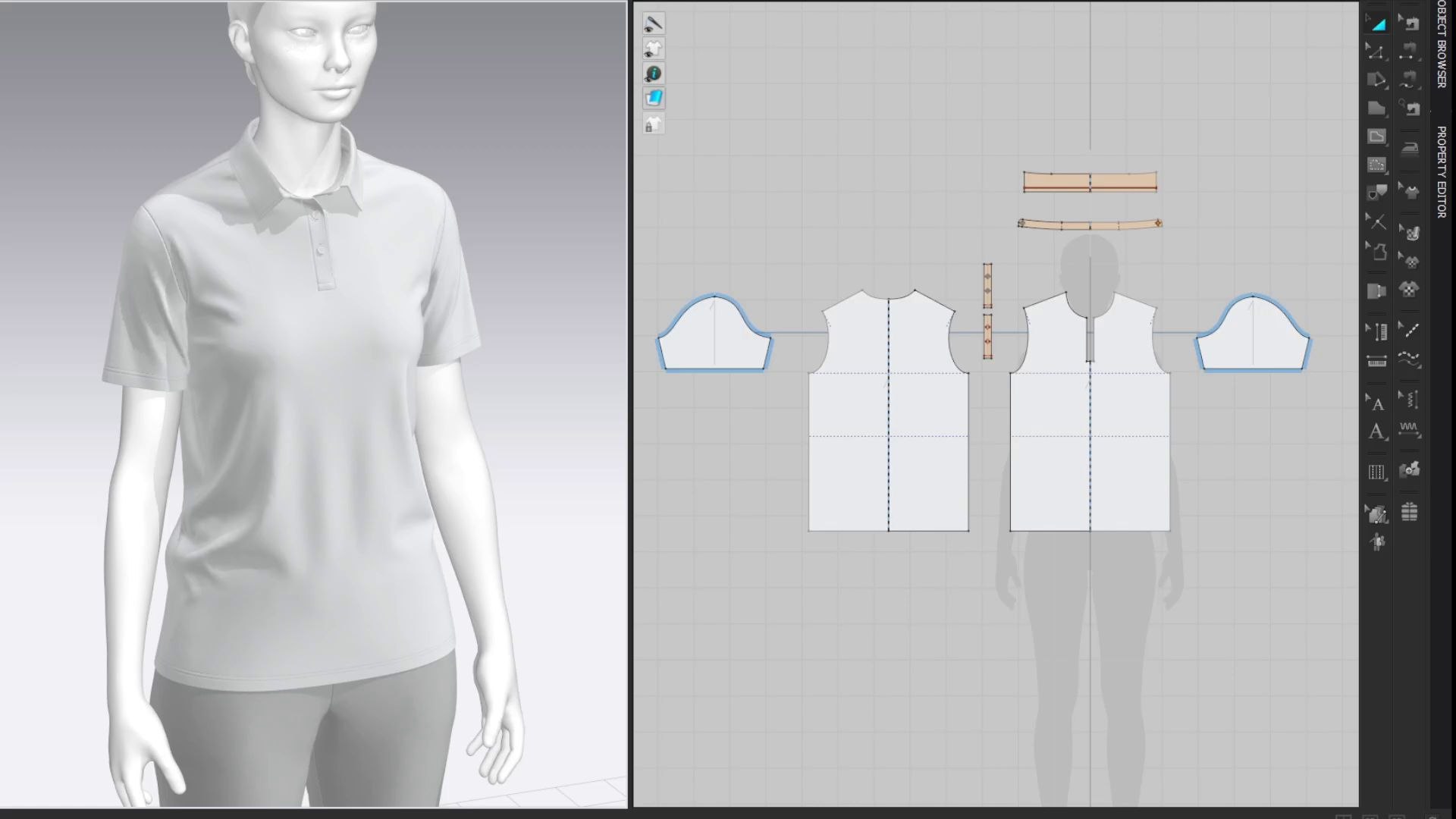 3D Women Polo Shirt 2 - TurboSquid 2056958