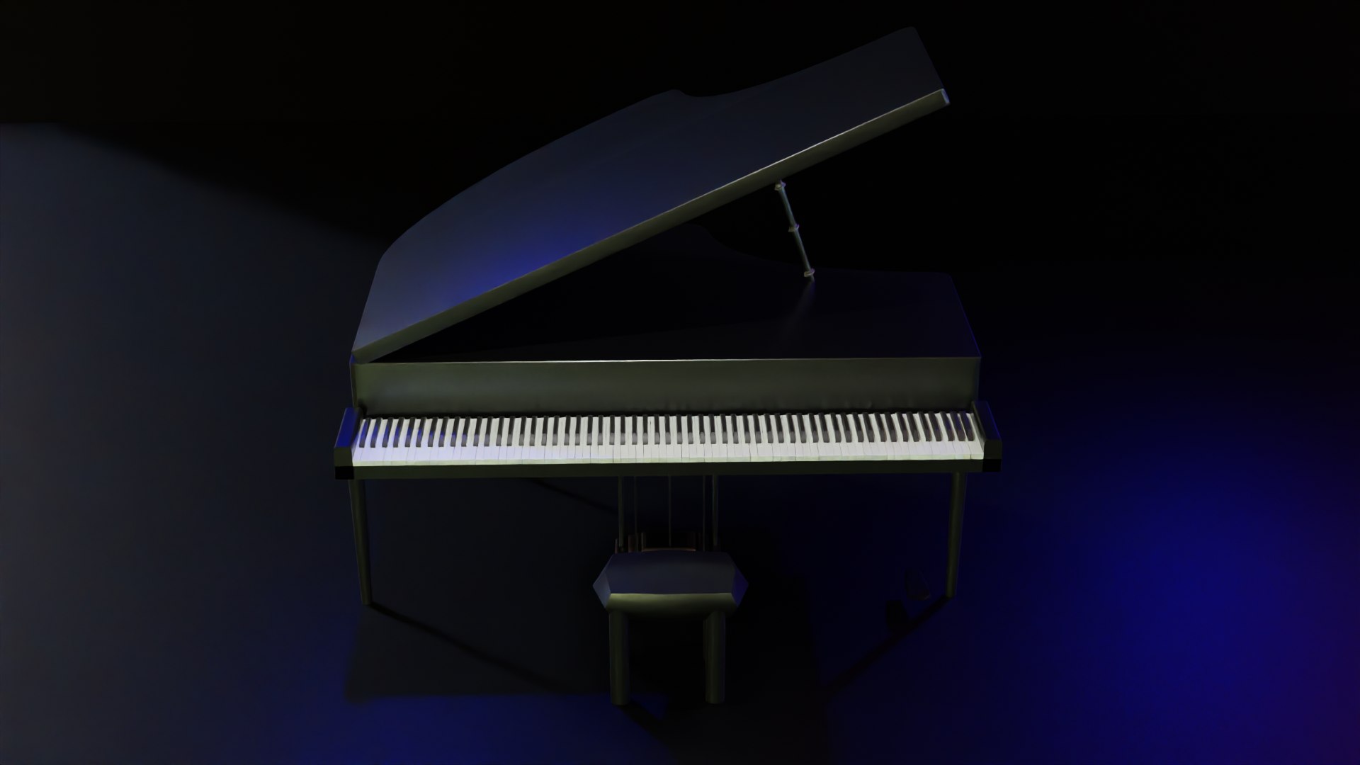 3D Model Of A Piano Model - TurboSquid 2247250