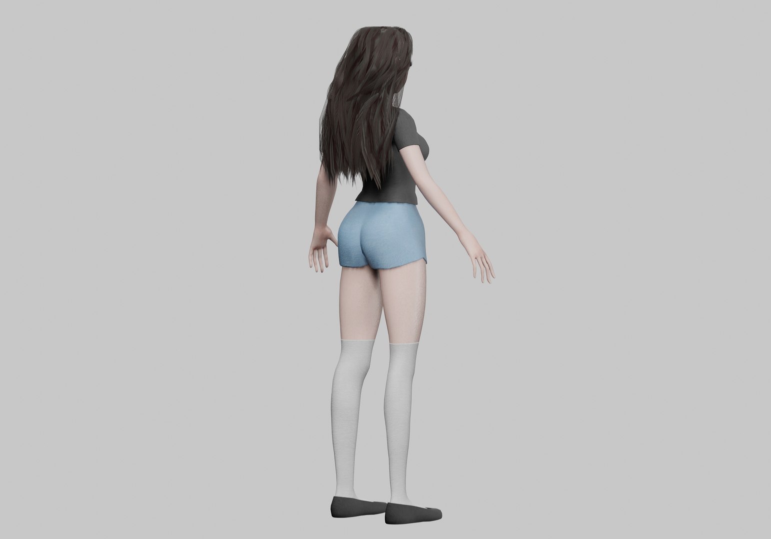 Cute Standard Girl V32796 Model - TurboSquid 2270709