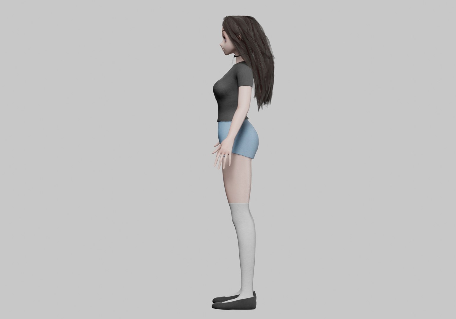 Cute Standard Girl V32796 Model - TurboSquid 2270709