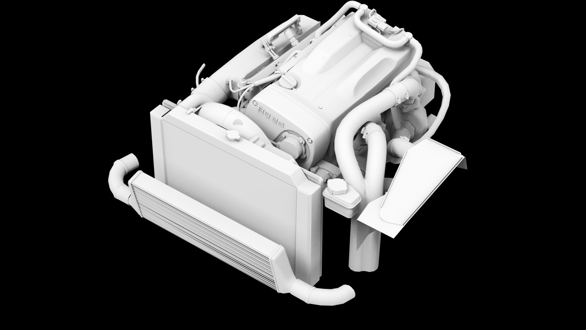3D Nissan RB26DETT Greddy Turbo Model - TurboSquid 2307189