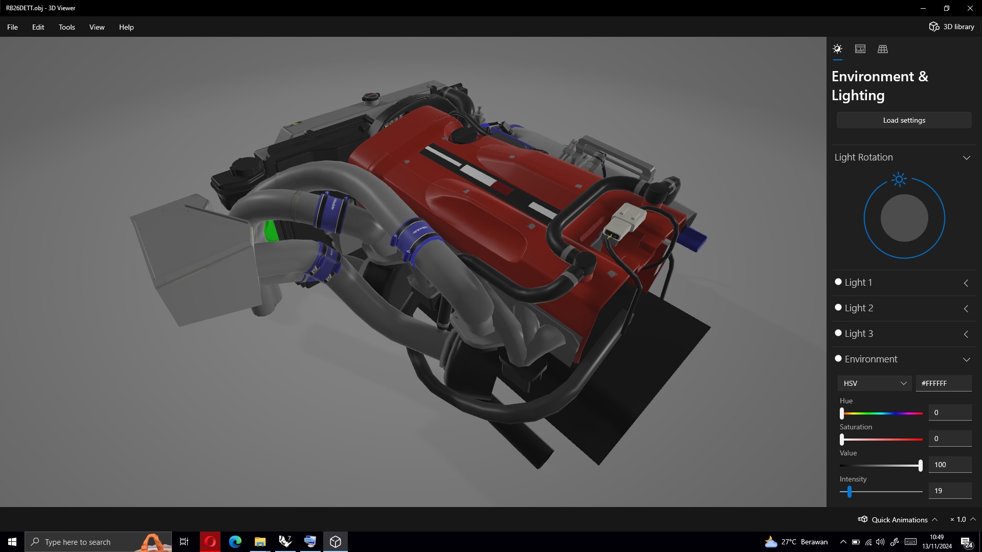 3D Nissan RB26DETT Greddy Turbo Model - TurboSquid 2307189