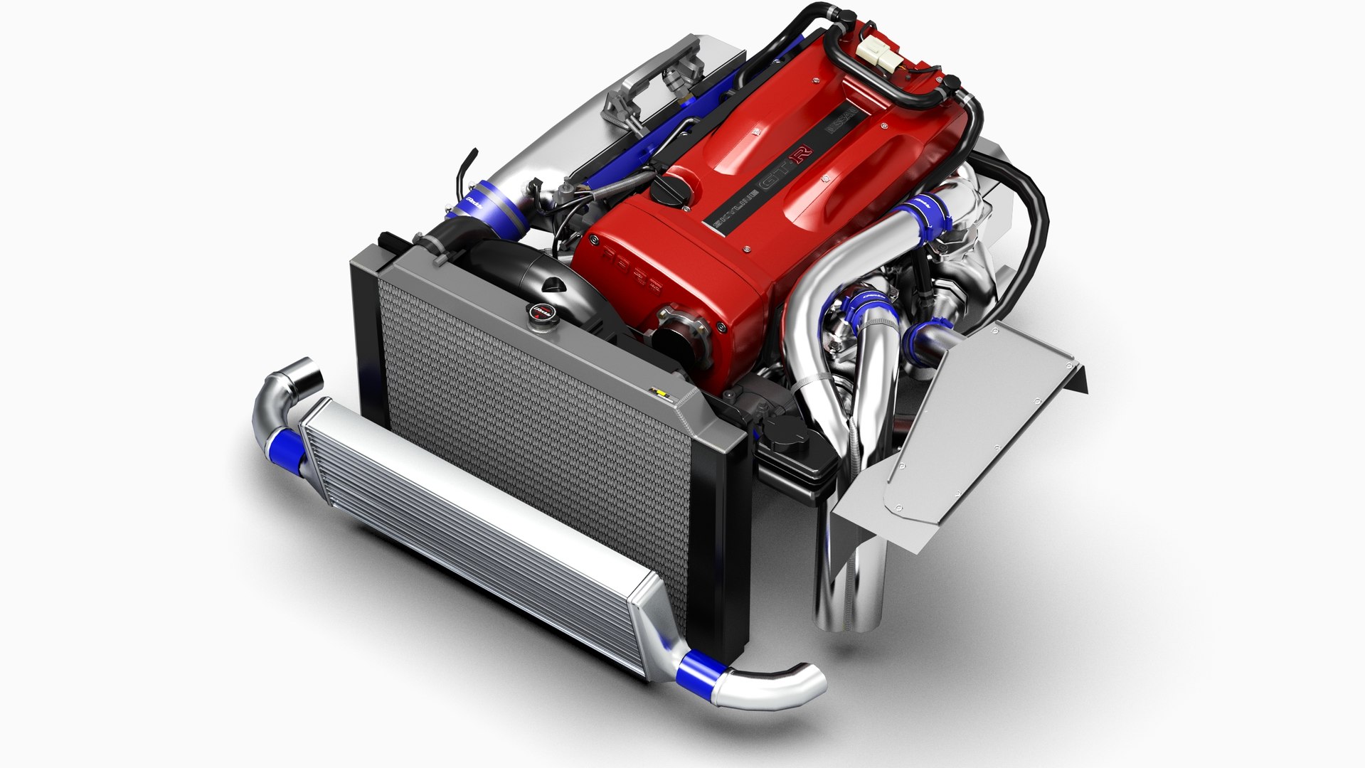 3D Nissan RB26DETT Greddy Turbo Model - TurboSquid 2307189