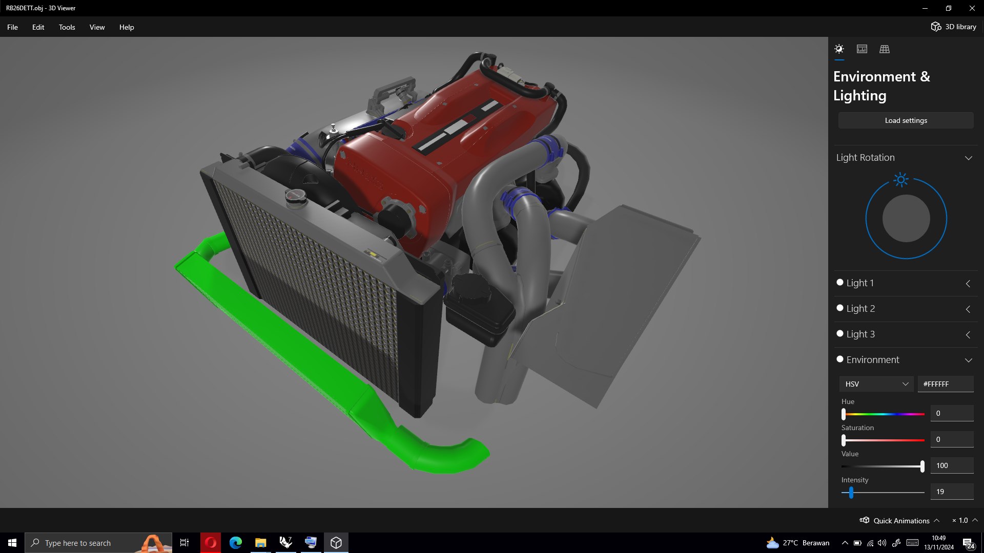 3D Nissan RB26DETT Greddy Turbo Model - TurboSquid 2307189