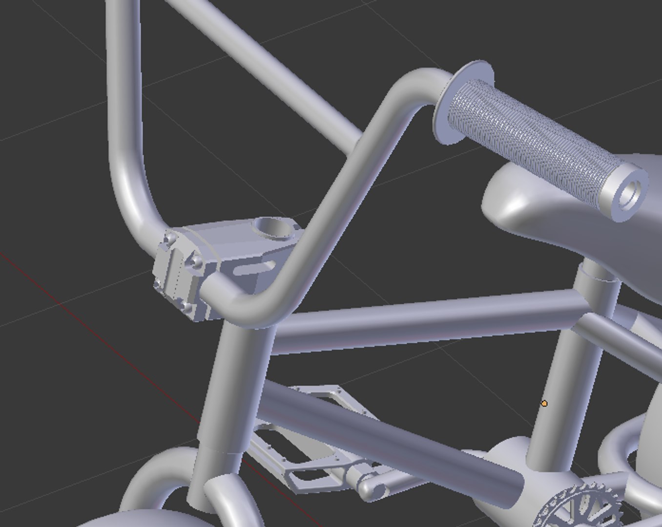 3d Model Of Mini Bmx