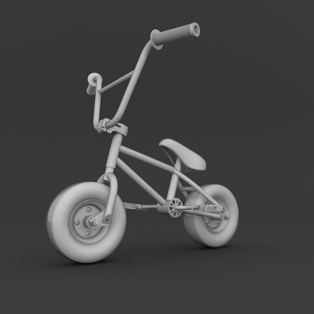 3d Model Of Mini Bmx