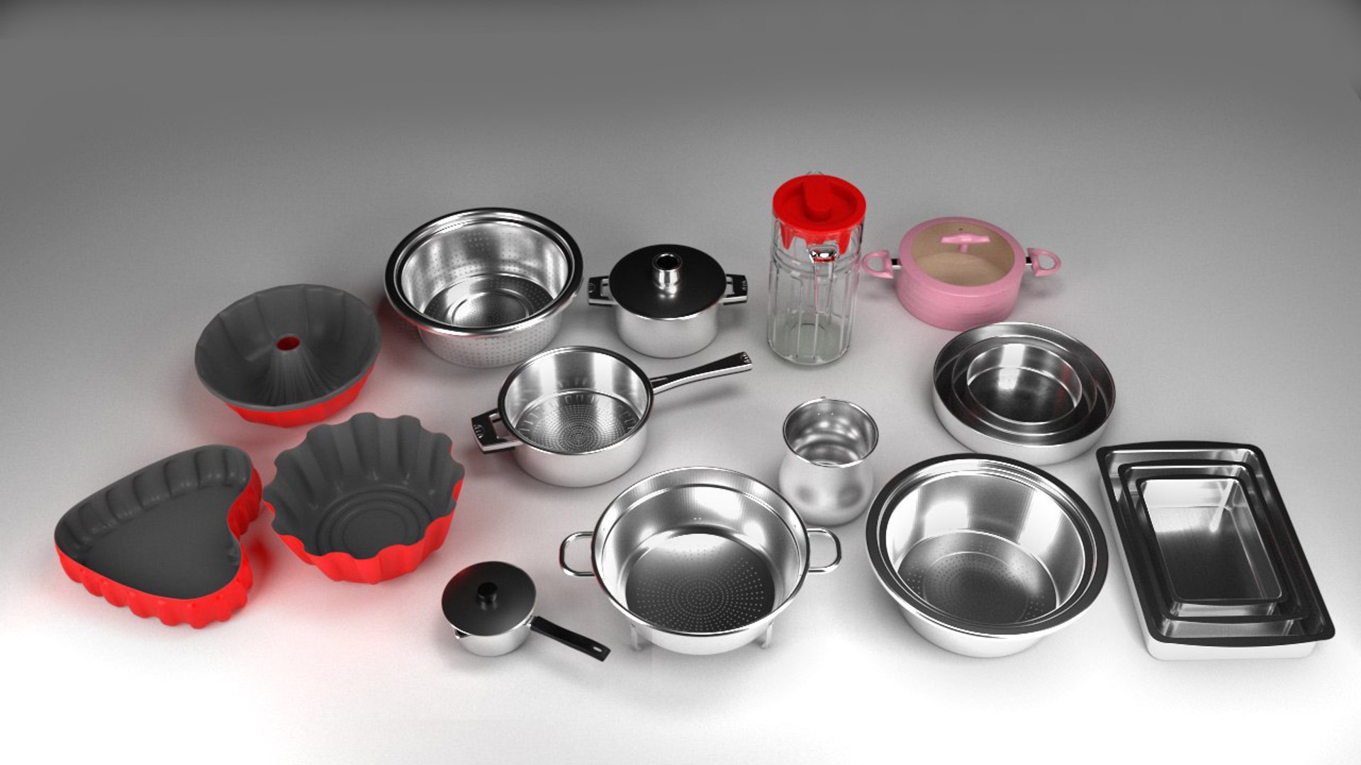 3D model tools pans 2 - TurboSquid 1440976