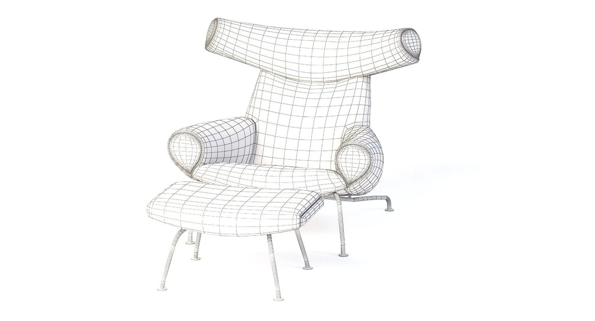 Erik Jorgensen EJ 100 Oxchair 3D Model - TurboSquid 2008013