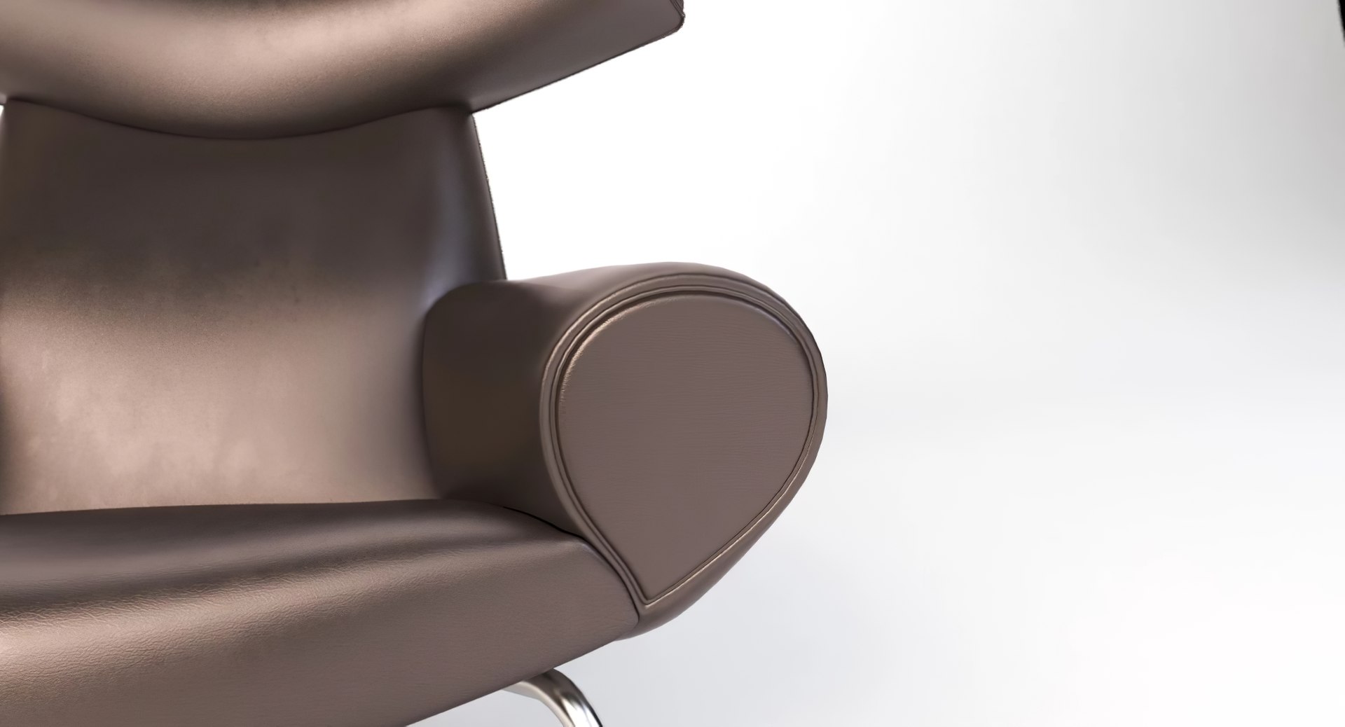 Erik Jorgensen EJ 100 Oxchair 3D Model - TurboSquid 2008013