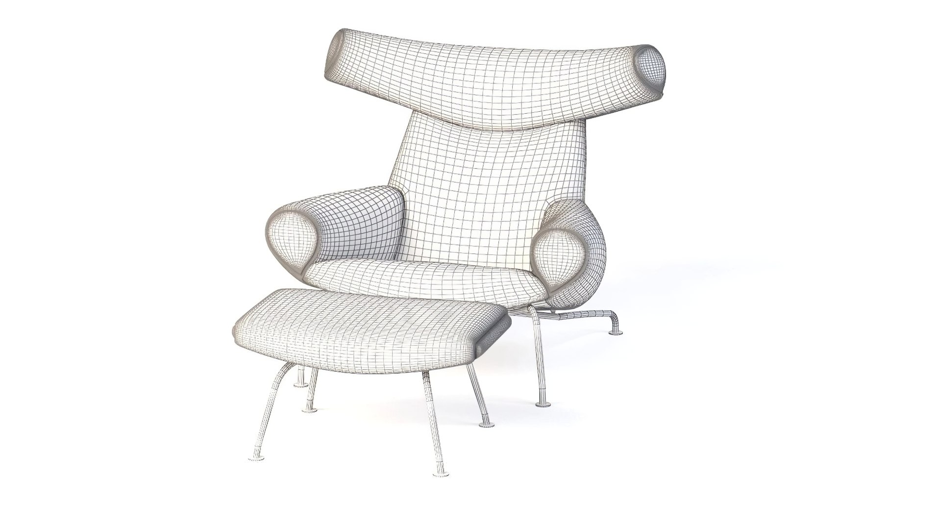 Erik Jorgensen EJ 100 Oxchair 3D Model - TurboSquid 2008013