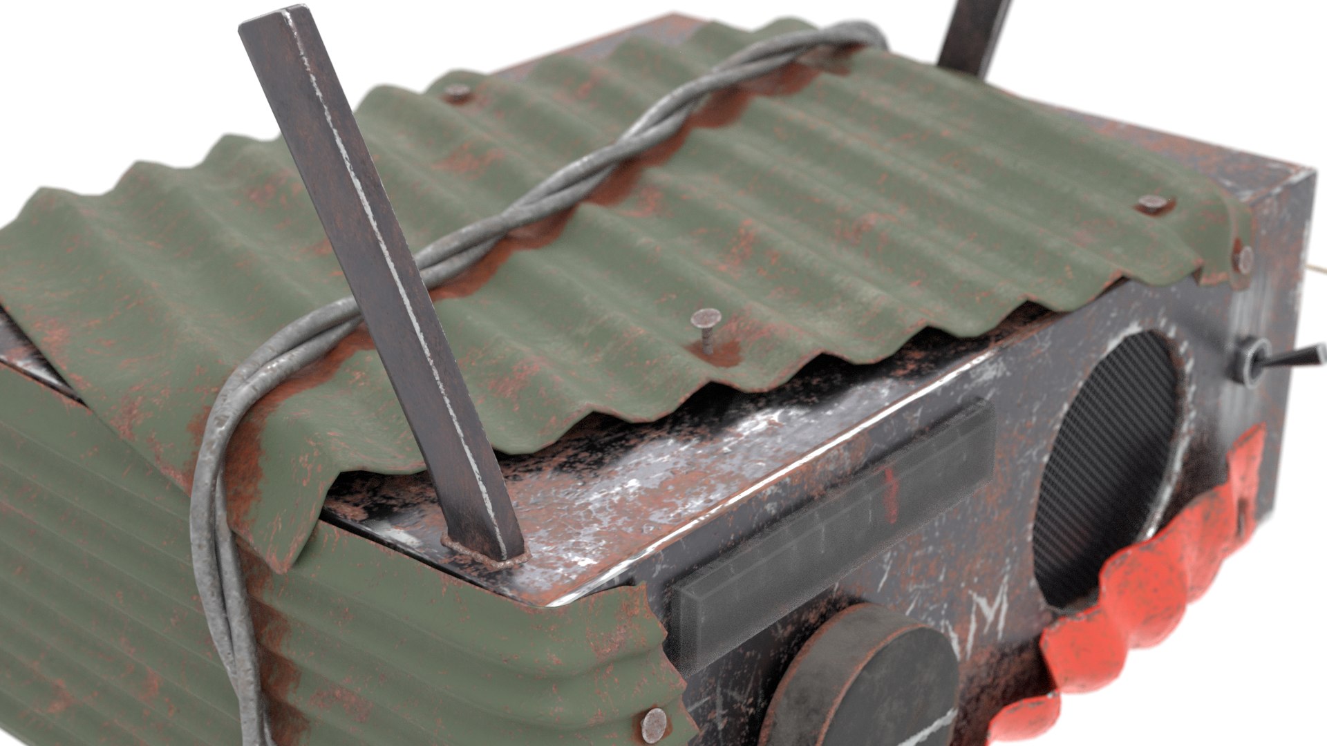 Car Radio Scrap Model - TurboSquid 1602052