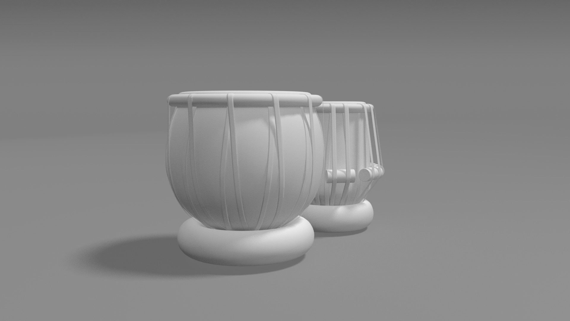 Tabla Indian Traditional 3D Model - TurboSquid 1163680