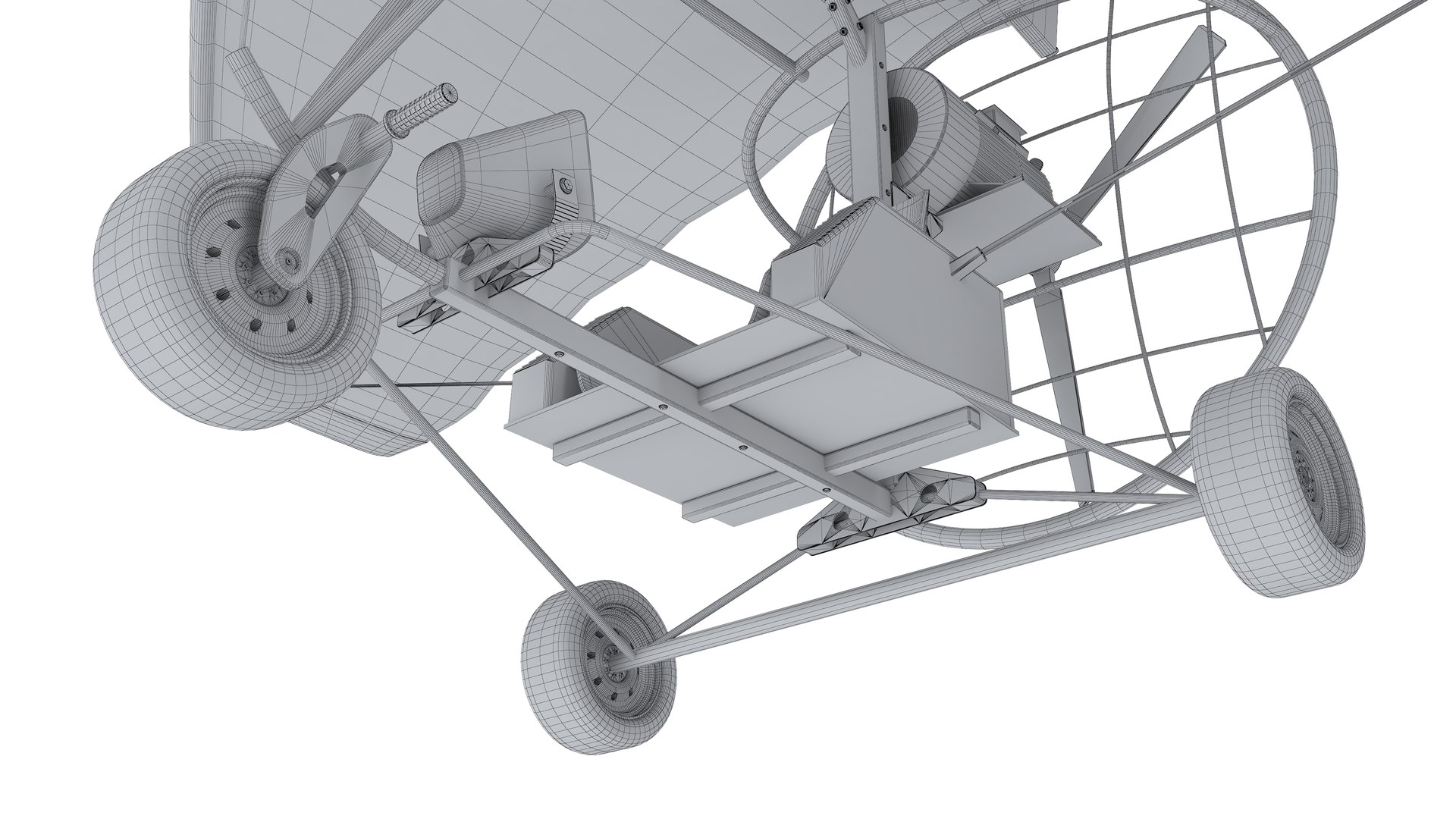Motor Trike Hang Glider 3d Model Turbosquid 2247959