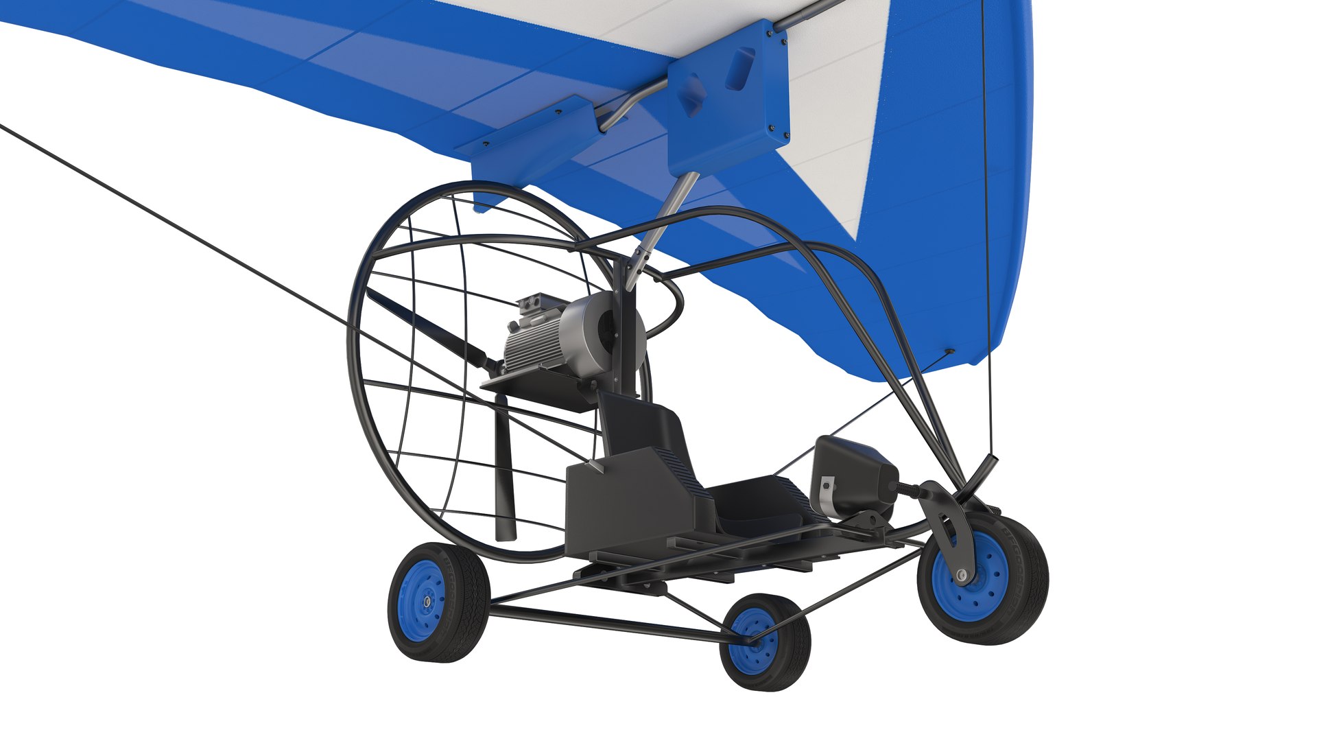 Motor Trike Hang Glider 3d Model Turbosquid 2247959