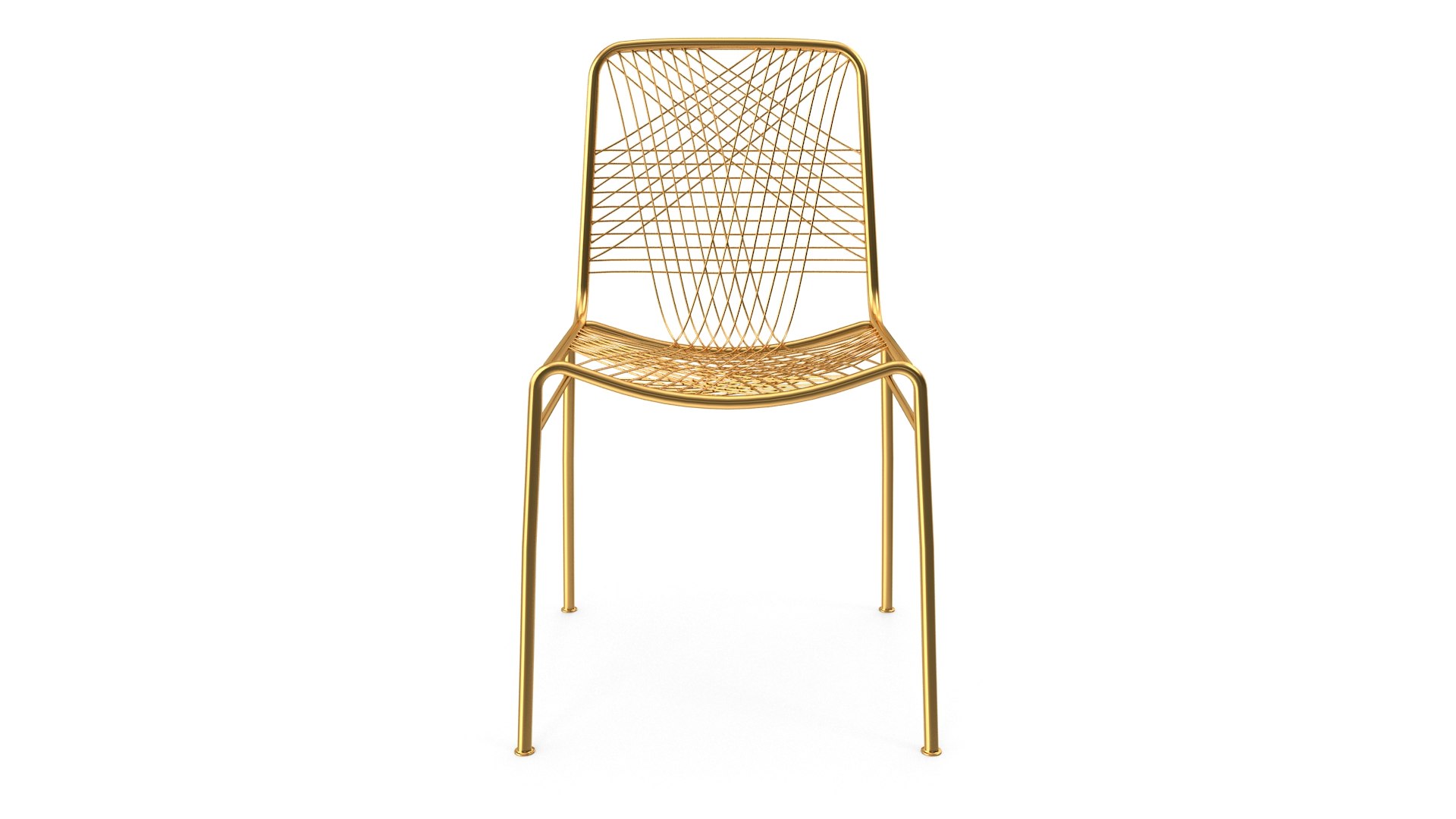 Golden Chair Set 3D - TurboSquid 1994730