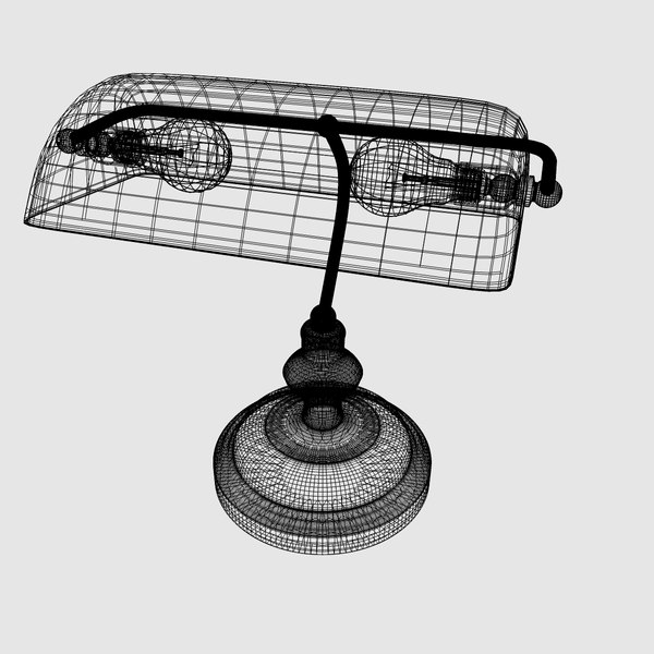 3d model desk lamp