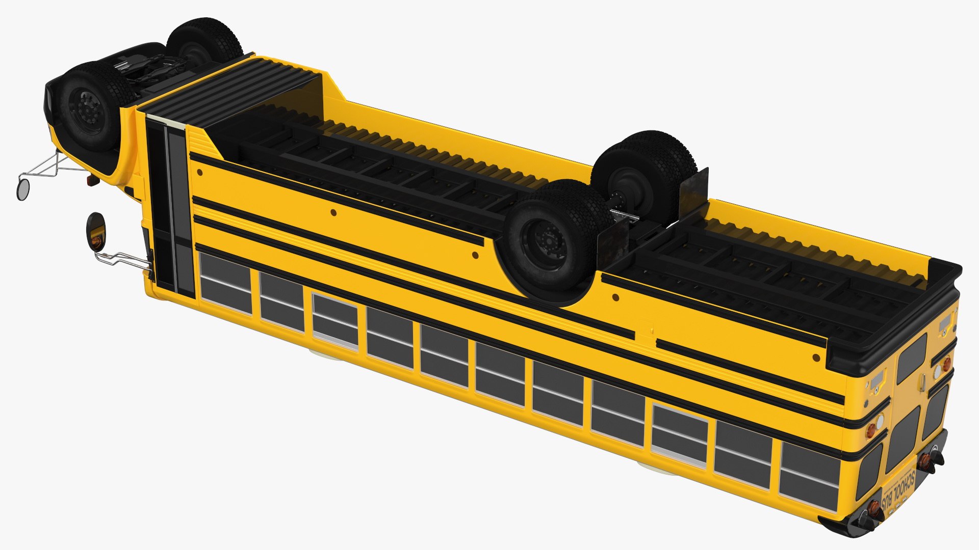 3D Blue Bird Vision School Bus Exterior Only - TurboSquid 1769450