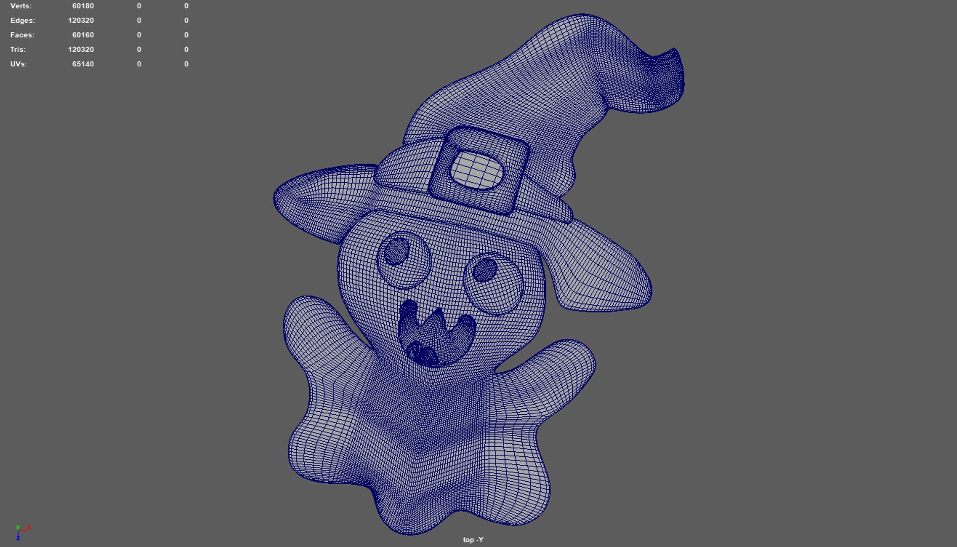 3D Halloween Character Candy 02 Model - TurboSquid 2125901