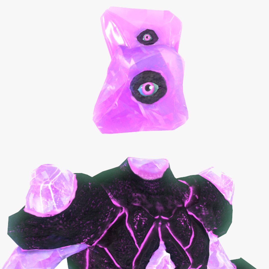 3D Monster Crystal Model - TurboSquid 1689957