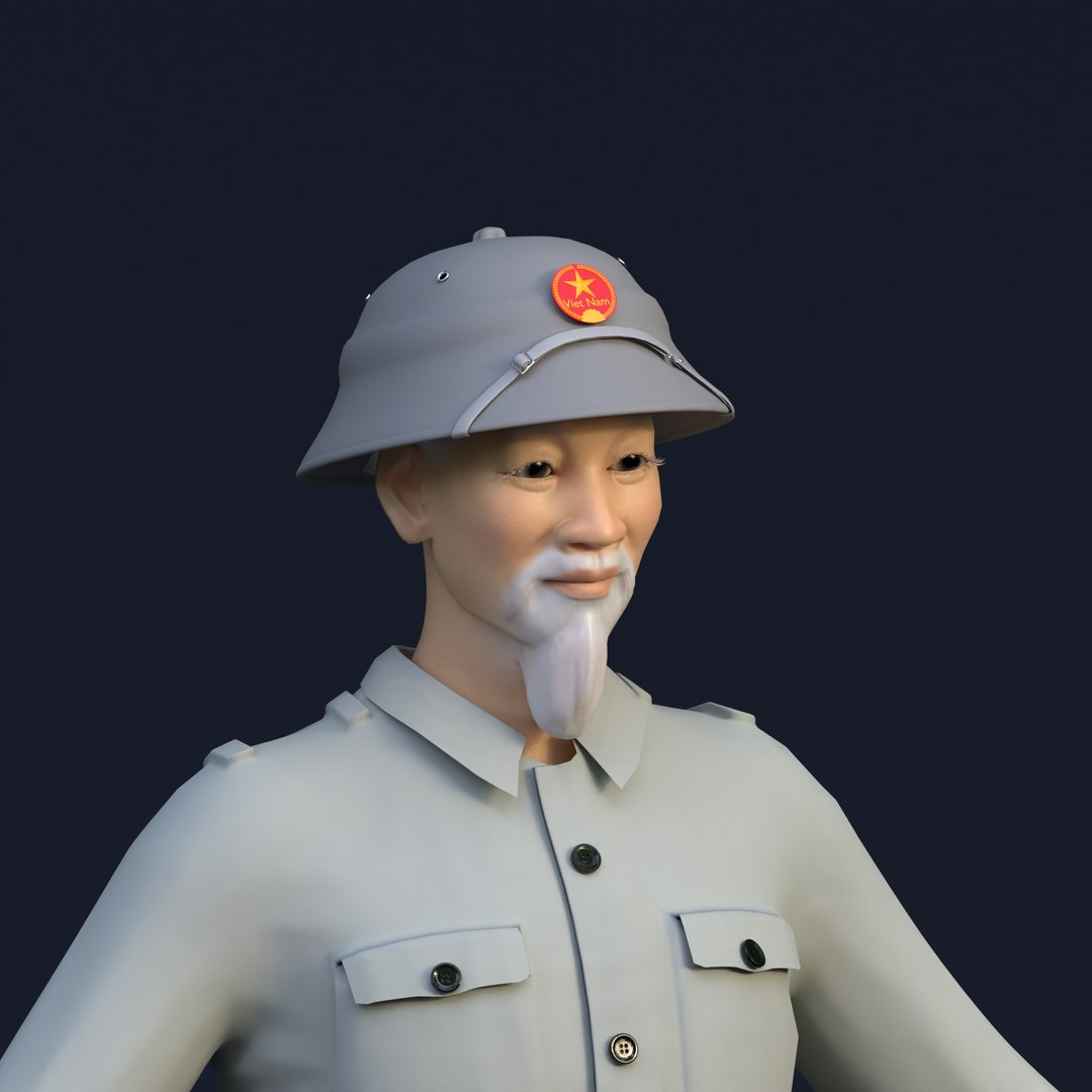 Ho Chi Minh As A Poet 3D - TurboSquid 2248815